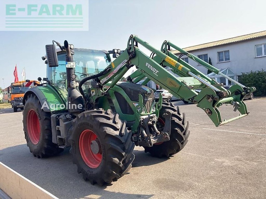 Fendt 724 vario tms profi plus mit frontlader traktor točkaš