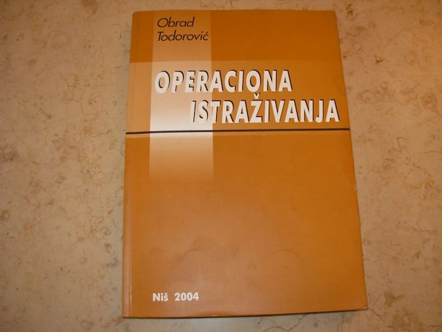 Operaciona istraživanja Obrad Todorović