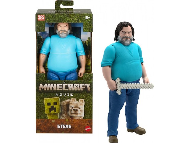 Minecraft Steve 28 cm Minecraft Movie