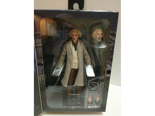 Back to the Future Action Figure Doc Brown 17 cm NECA