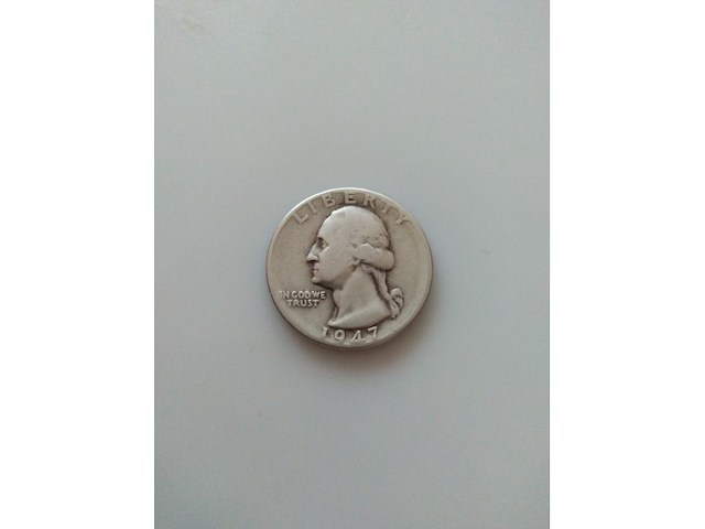 Quarter dollar USA  1947.