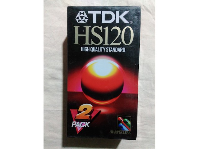 TDK HS120  x 2, novo