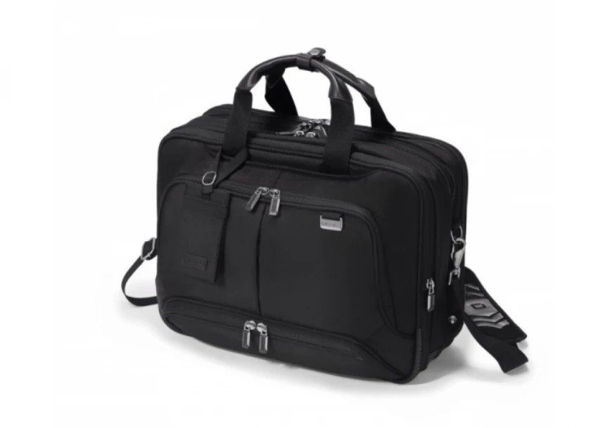 Torba za laptop Dicota Eco Top Traveller Twin Pro D30844-RPET 15.6" crna