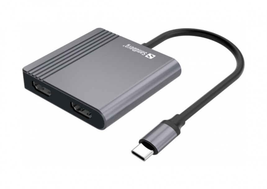 Docking station Sandberg USB-C Dock 2xHDMI+USB+PD 136-44
