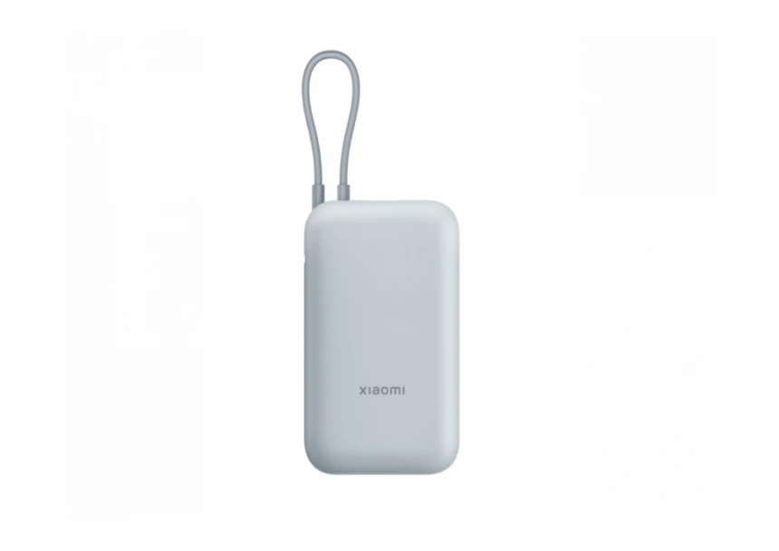 Prenosivi Punjac XIAOMI 10000mAh/22.5W/USB Tip-C/integrisan kabl/plava