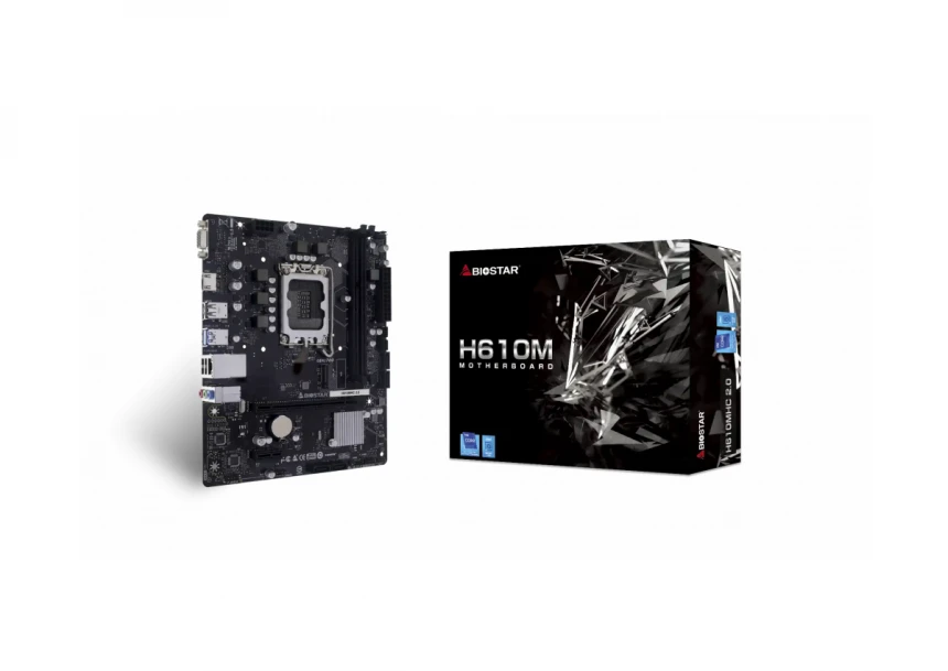 Matična ploča 1700 Biostar H610MHC 2.0 VGA/HDMI M.2