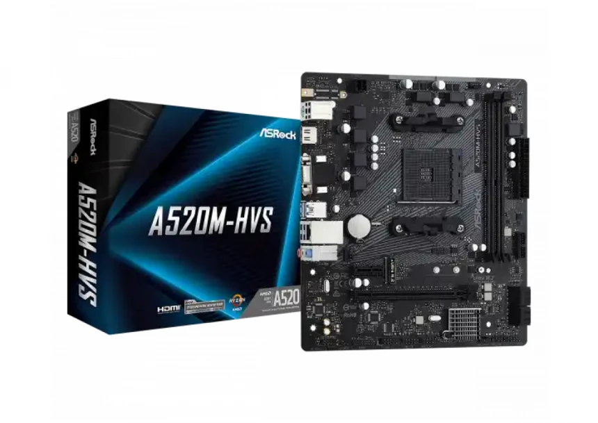 Matična ploča ASRock A520M-HVS VGA/HDMI/M.2