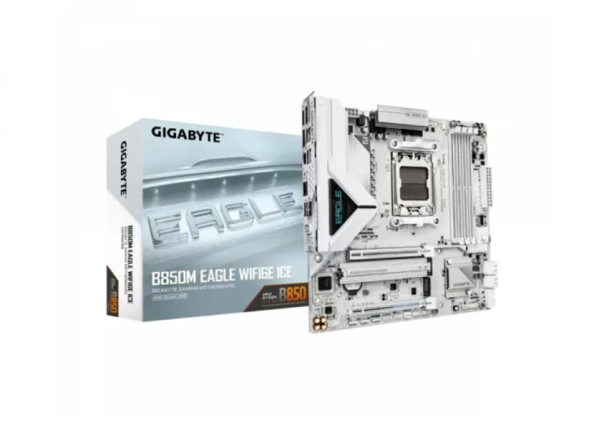 Matična ploča AM5 Gigabyte B850M EAGLE WIFI 6E Ice DDR5 DP/HDMI/M.2