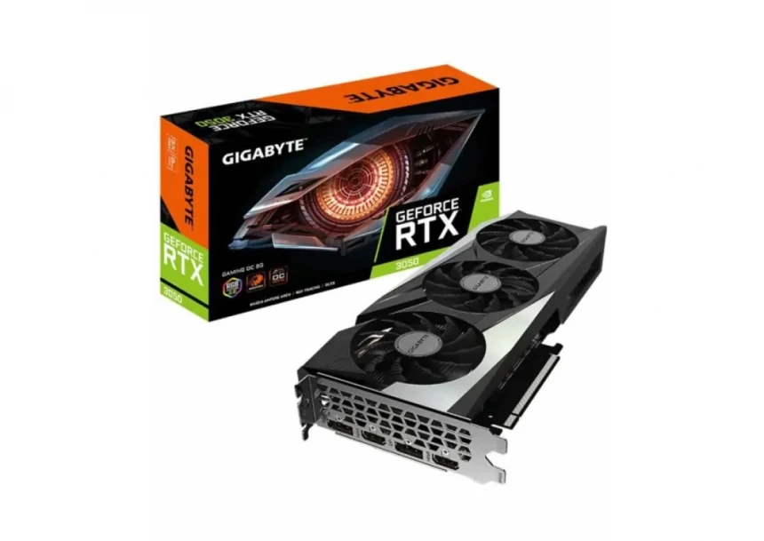 Grafička karta Gigabyte GeForce RTX 3050 Gaming OC 8G 2XDP/2XHDMI