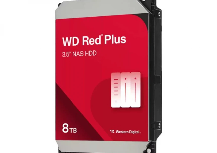 HDD WD 8TB WD80EFPX Red Plus 5640RPM 256MB