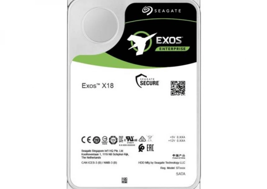HDD Seagate 16TB Seagate Exos X18 ST16000NM004J 7200RPM 256MB Ent.