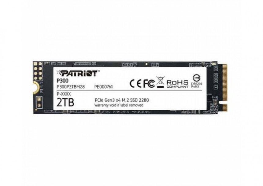 Patriot SSD P300 M.2 PCIe Gen 3 x4 128GB P300P128GM28