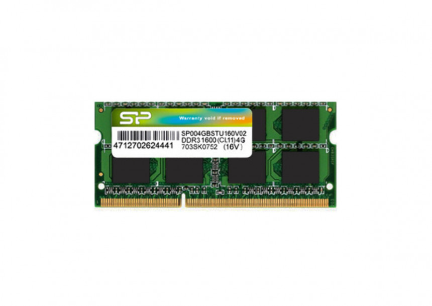 RAM SODIMM DDR3 8GB 1600MHz Silicon Power SP008GBSTU160N02