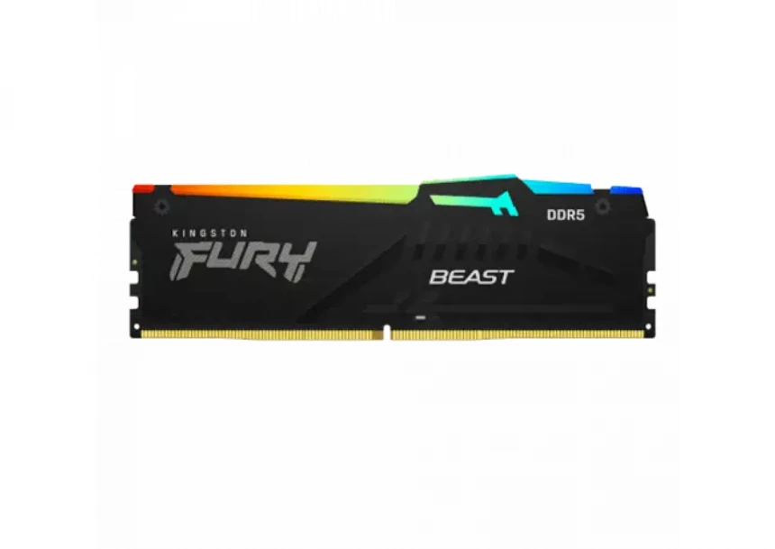 Memorija DDR5 64GB (2x32GB) 5600MHz Kingston Fury Beast RGB KF556C40BBAK2-64