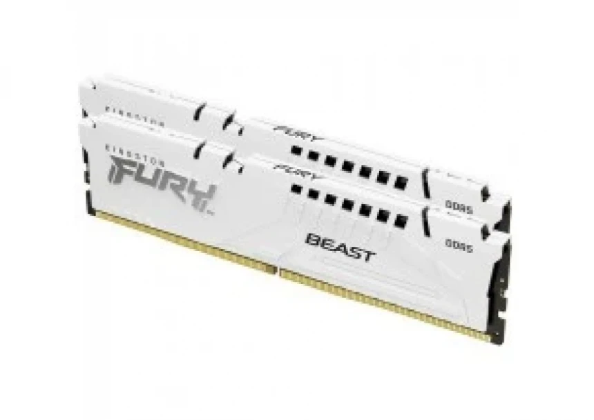 Memorija DDR5 32GB (2x16GB) 5600MHz Kingston Fury Beast White Expo KF556C36BWEK2-32