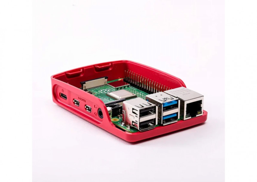 Kućište za Raspberry Pi 4 crveno belo