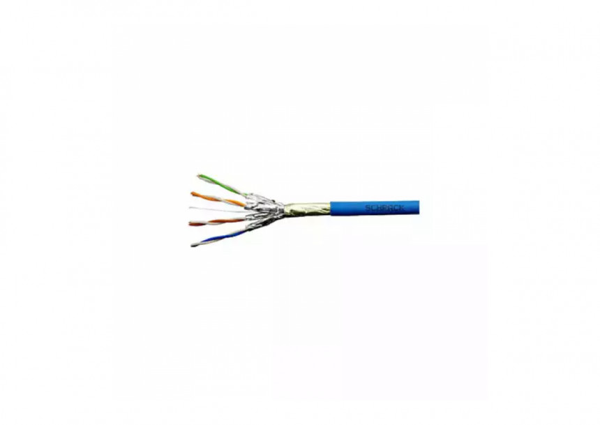 FTP cable CAT 6A F/FTP - 500 Mhz, 4x2xAWG-23, LSOH plavi Schrack HSEKP423HA