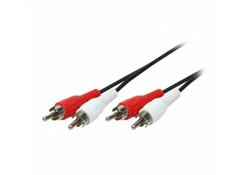 LogiLink audio kabl 2xRCA/M - 2xRCA/M, činč 5.0 m