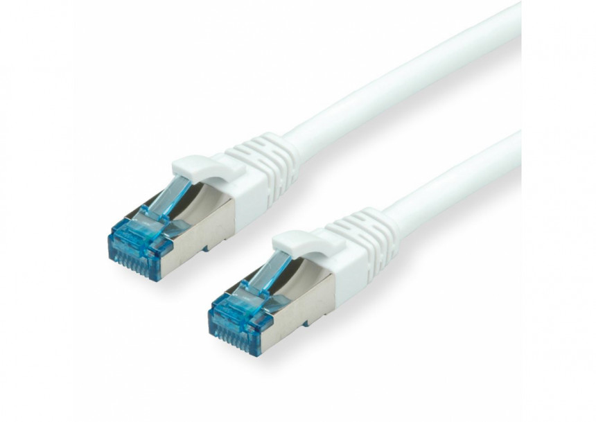 Secomp Value SFTP (PiMF) Patchcord Cat6A/Cl.EA, white, 0.3m