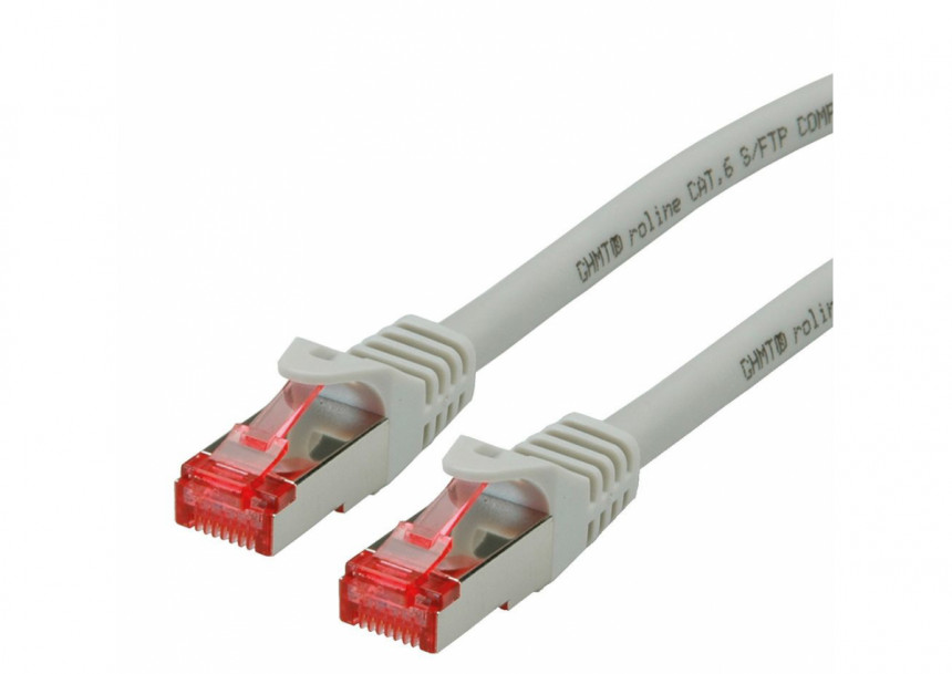 Secomp Roline SFTP (PiMF) PatchCord Cat6/CompLv, LSOH, sivi, 20.0m