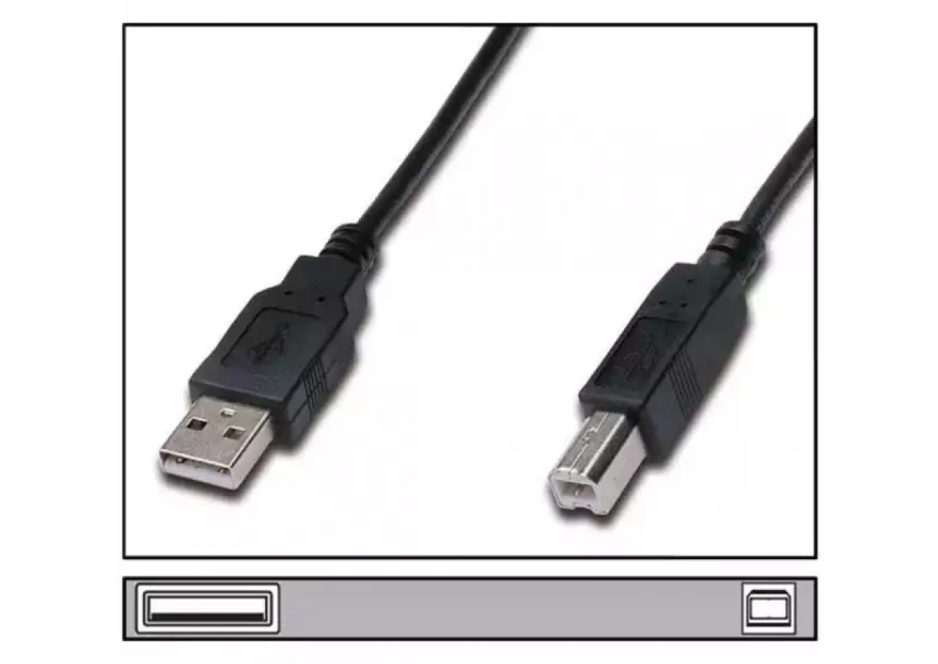 Kabl USB A-M/B-M 1.8m 2.0 Print Green