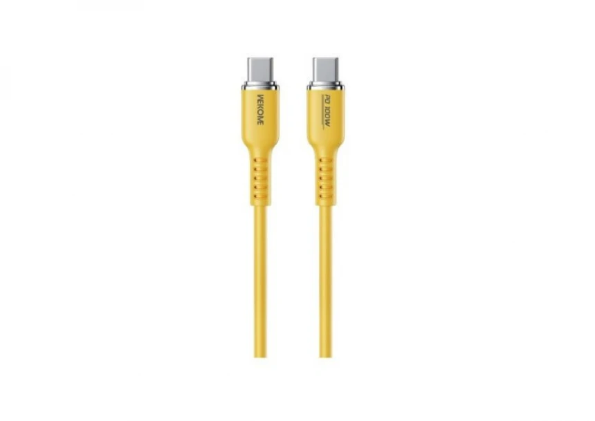 Kabl WEKOME WDC-11 USB-C 1.2m Yellow 100W