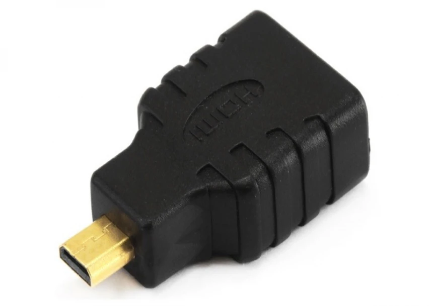 Adapter E-Green micro HDMI (M)-HDMI (F) crni