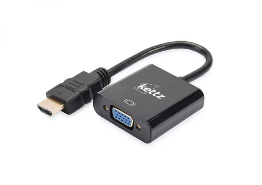 Adapter Kettz HV-4500 HDMI-VGA M/F