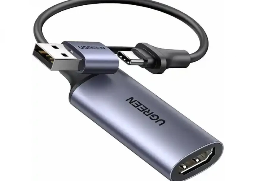 Adapter konverter USB A/TipC -HDMI Kartica za video snimanje Ugreen