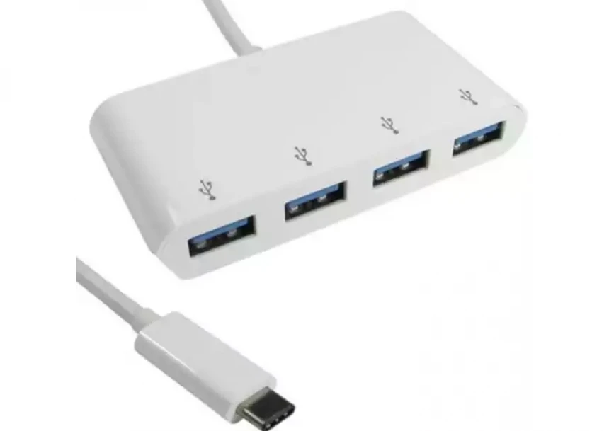 Adapter-konverter USB Tip C 3.1 na 4xUSB 3.0 GreenCon