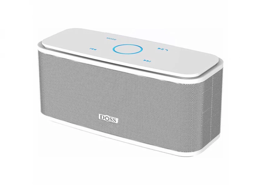 Doss BT SoundBox zvučnik DS-1681 V5.0 IPX5 snaga 6Wx2 Touch panel beli