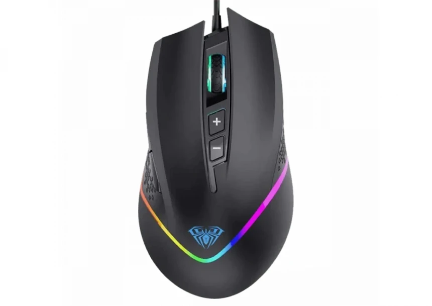 Gaming miš AULA F805 6400DPI/7D/RGB/Crni