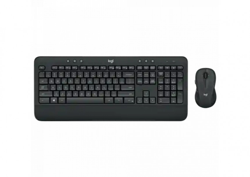 Bežična tastatura + miš Logitech MK545 Advanced Crni