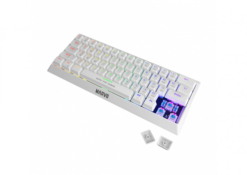 TASTATURA USB MARVO KG962 WHITE B GAMING