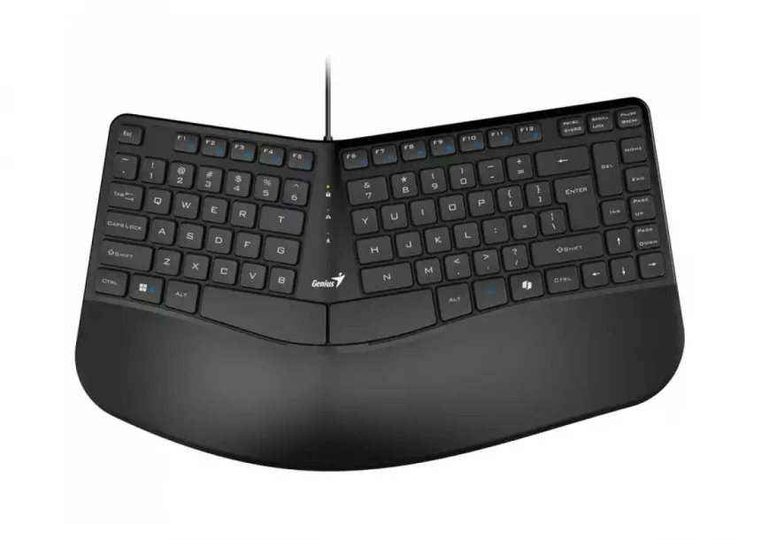 Ergonomska tastatura Genius KB-700 USB YU Crna