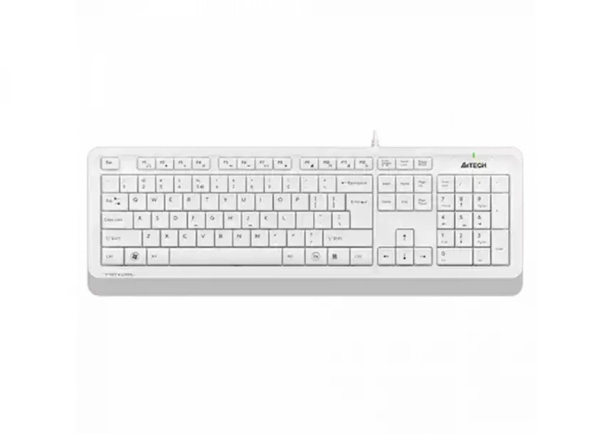 Tastatura A4 Tech FK10 Bela US