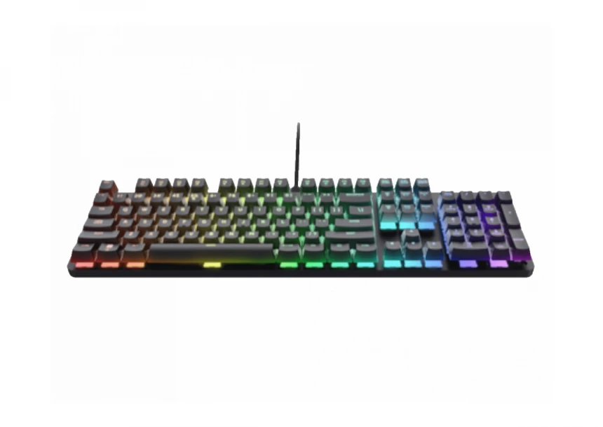 Tastatura TRUST GXT871 ZORA mehanicka/US/RGB/crna