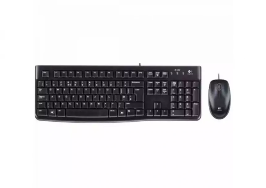 Tastatura + miš Logitech Deluxe MK120 US, crna