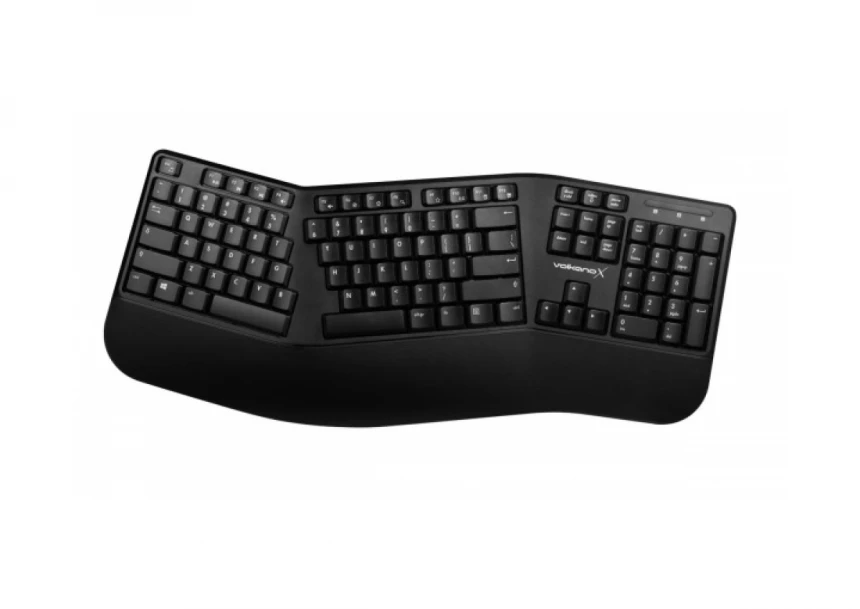 Tastatura Wireless VolkanoX Ergo US VK-20300-BKV2 crna