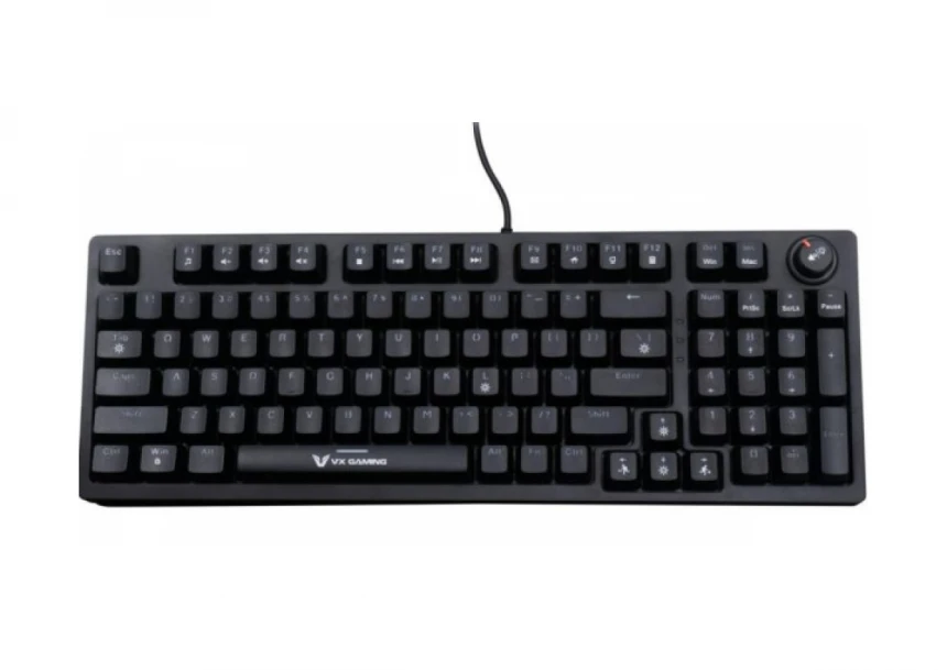 Tastatura USB Volkano VX Warborn RBG VX-231-BK US crna