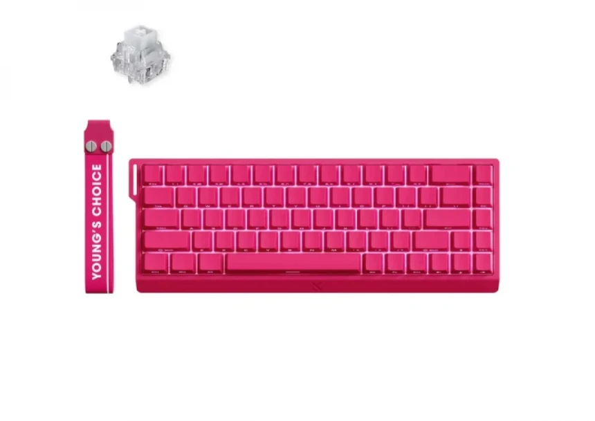 Gaming tastatura MCHOSE Ace 68 Hall Effect Magnetic Switch rose red
