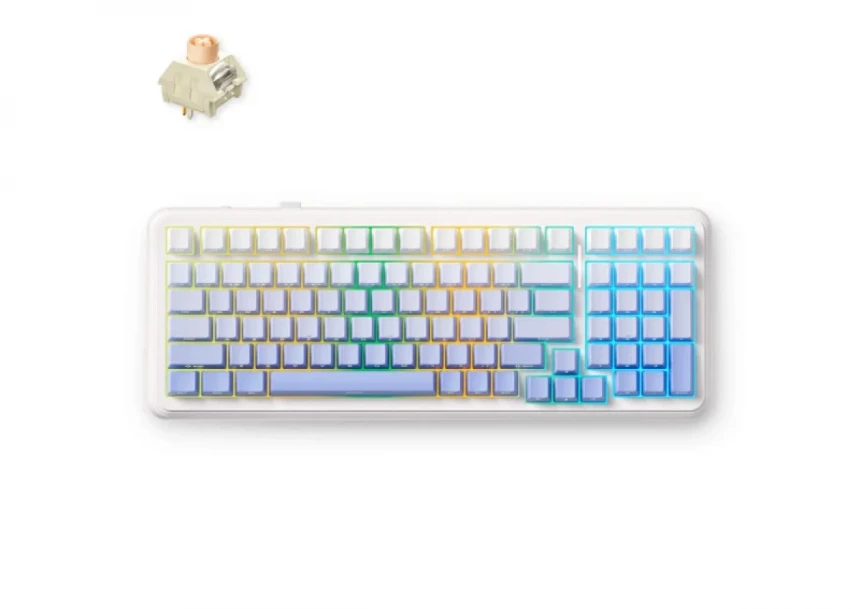 Bežična gaming tastatura MCHOSE K99 V2 Mehanička glacier gradient