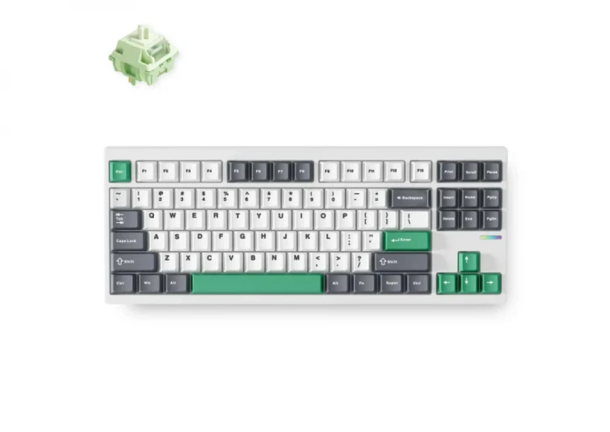 Gaming tastatura MCHOSE GX87 Lite Mehanička white nano spraying