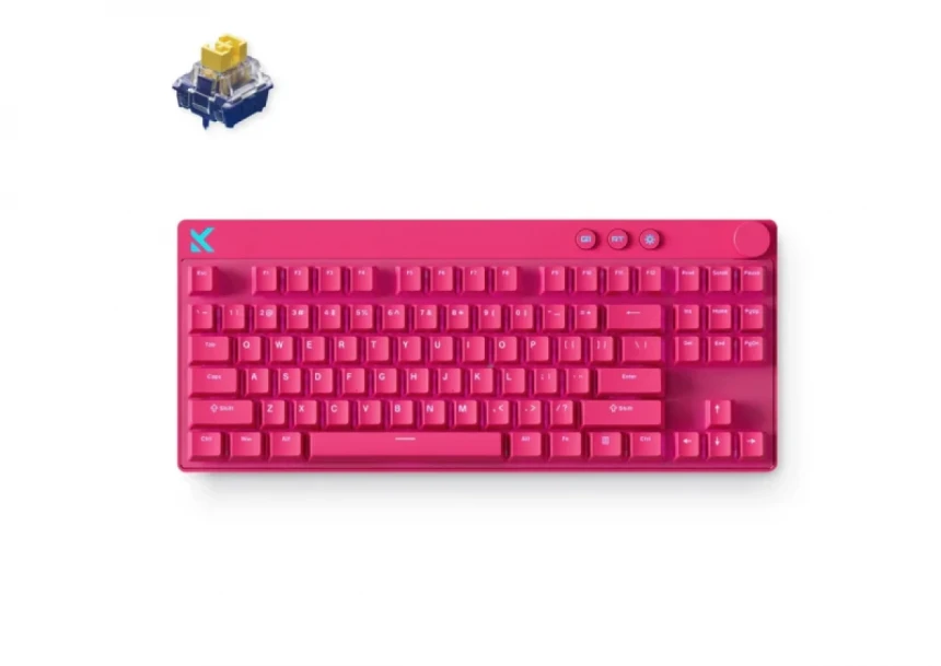 Gaming tastatura MCHOSE Mix 87 Hall Effect Magnetic Switch rose red