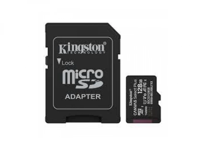 MEM SD MICRO 128GB Kingston Canvas Select Plus + Adapter SDCS3/128GB