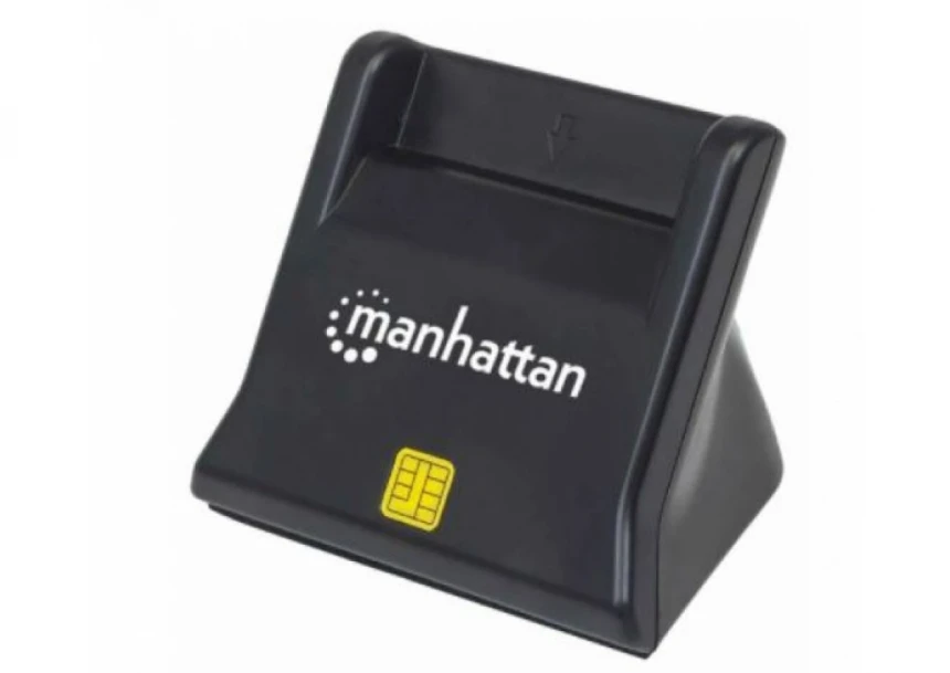 USB smart card reader Manhattan 102025, samostojeći