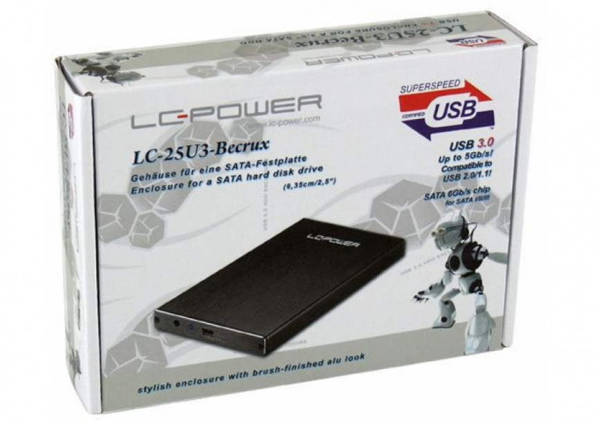 HDD Rack LC Power 2.5" LC-25U3-Becrux SATA USB3.0
