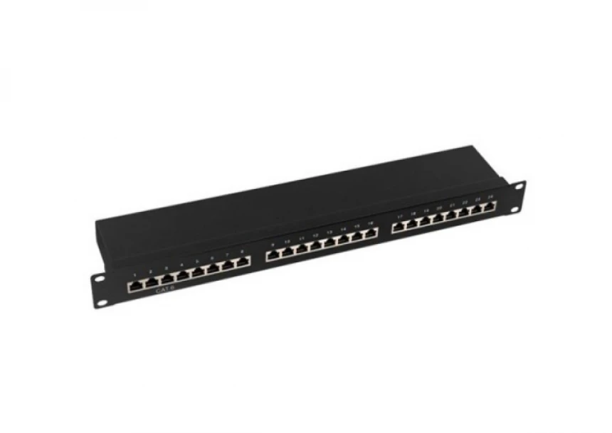 Patch panel OWIRE 19"/1U Cat6A/FTP/24 port