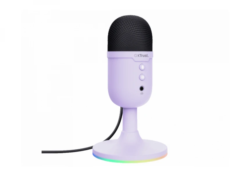 Mikrofon TRUST GXT234P YUNIX USB MICROPHONE PURPLE