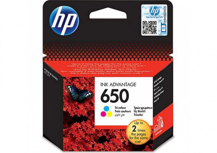 SUP HP INK CZ102AE Tri-colour No.650